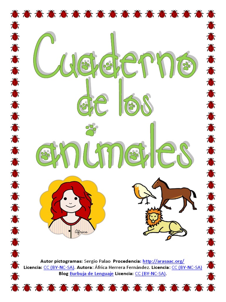 Animales Cuaderno PDF | PDF | Naturaleza