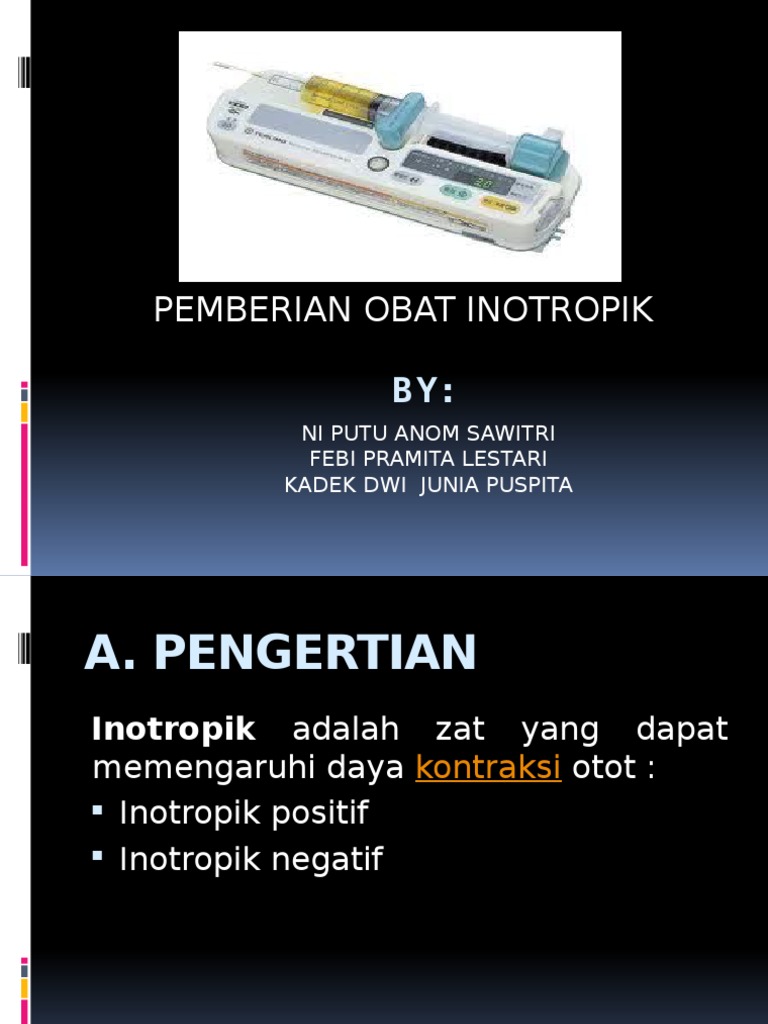 Obat Inotropik | PDF