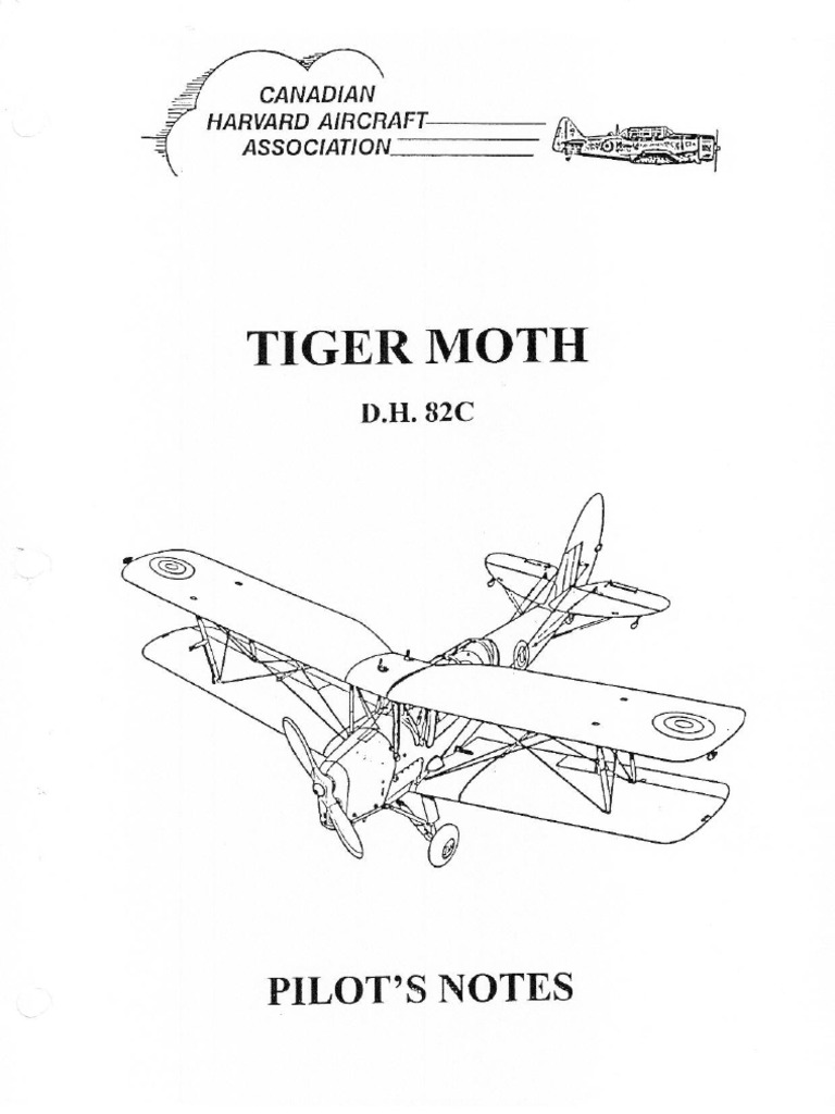 Tiger Moth Pilots Notes PDF | PDF