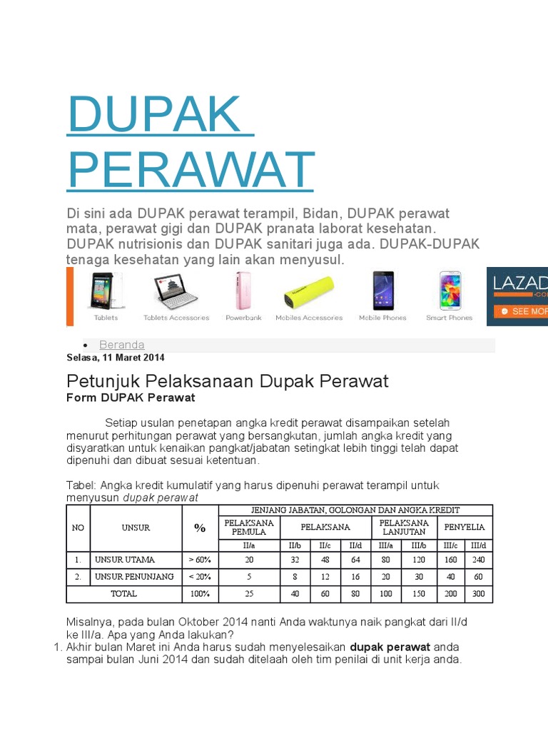 Dupak Perawat | PDF | Karier & Perkembangan | Bisnis