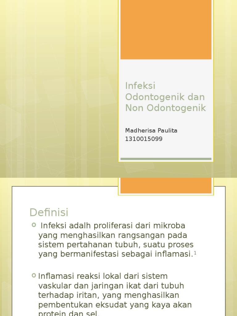 RISA B9M3 Infeksi Odontogenik Dan Non Odontogenik | PDF