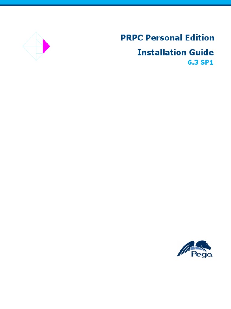 Personal Edition Installation Guide 63SP1 | PDF | 64 Bit Computing | Login
