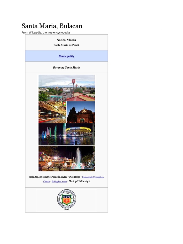 Santa Maria Bulacan | PDF | Rain | Agriculture