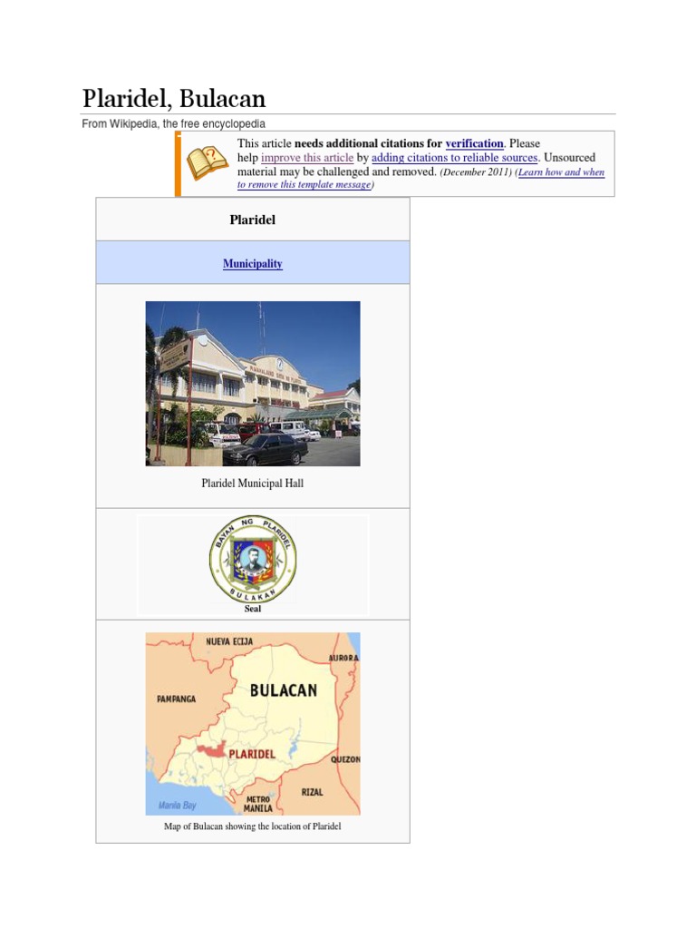 Plaridel Bulacan | PDF | Philippines