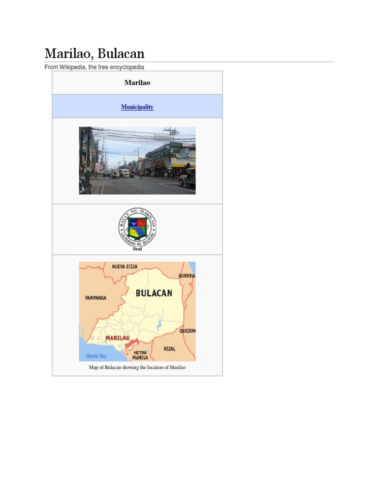 Marilao Bulacan | PDF | Government