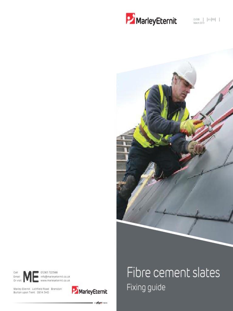 Fibre Cement Slates Fixing Guide | PDF | Roof | Slate