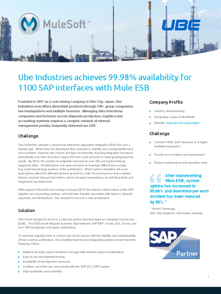 Case Study - UBE PDF | PDF | Cloud Computing | Sap Se