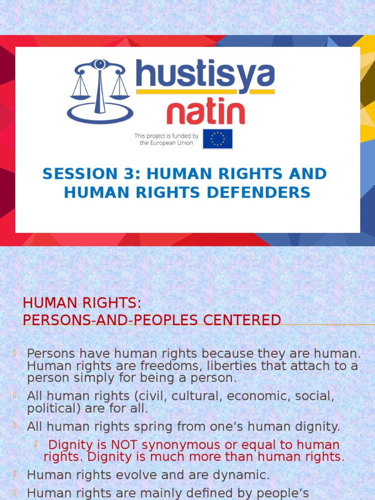 Session 3A Human Rights Concepts and Principles | PDF