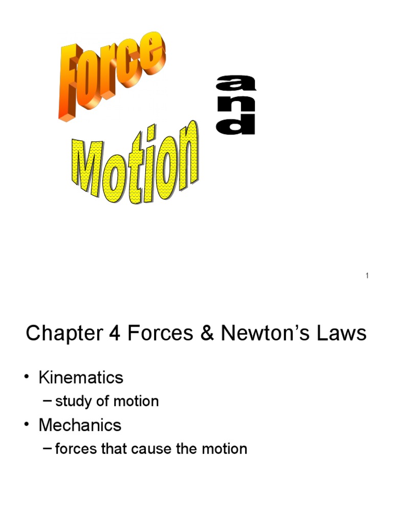 AP Physics B CH 4 Review | PDF | Force | Newton's Laws Of Motion