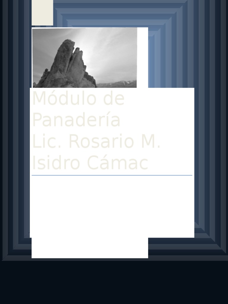Modulo Panaderia | PDF | Panes | Levadura