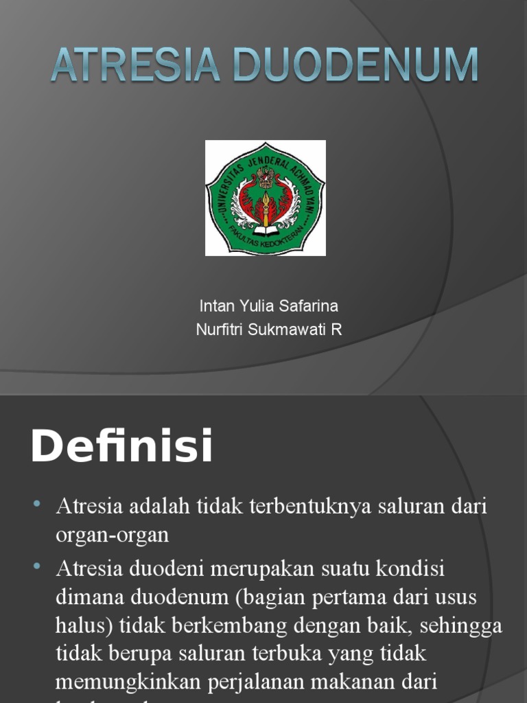 Atresia Duodenum | PDF