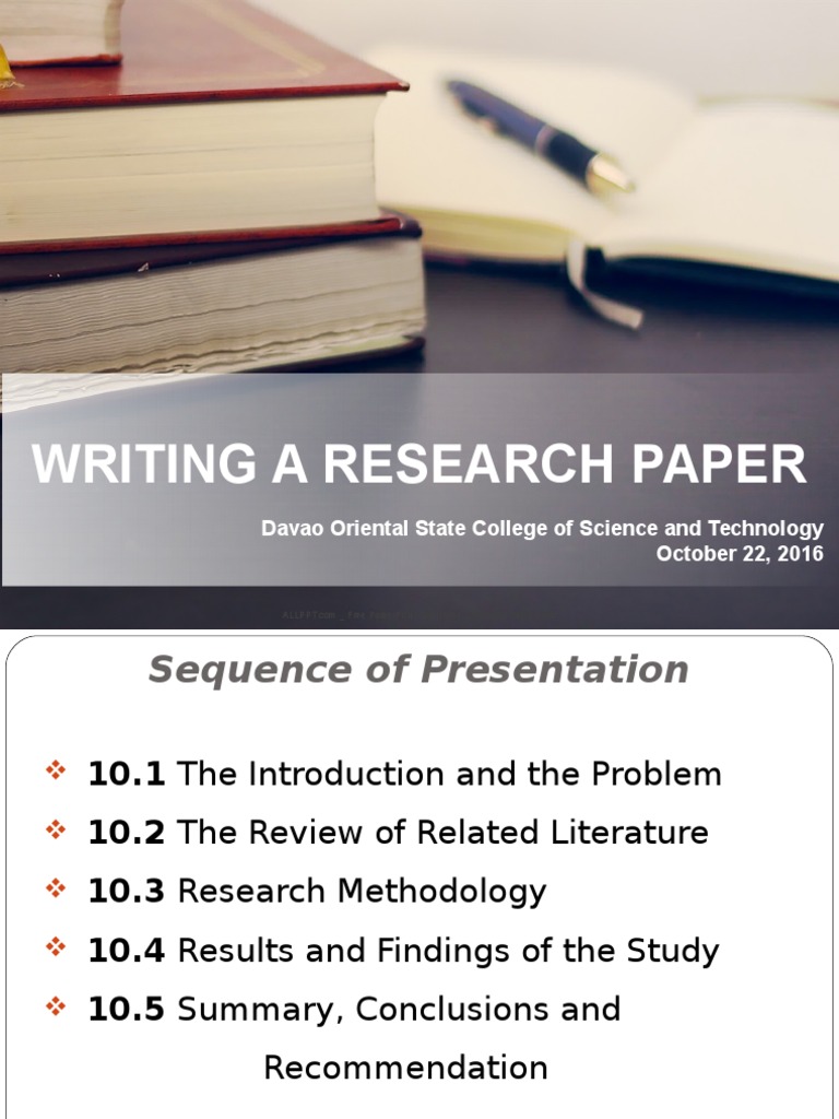 Writing A Research Paper | PDF | Literature Review | Academic Publishing
