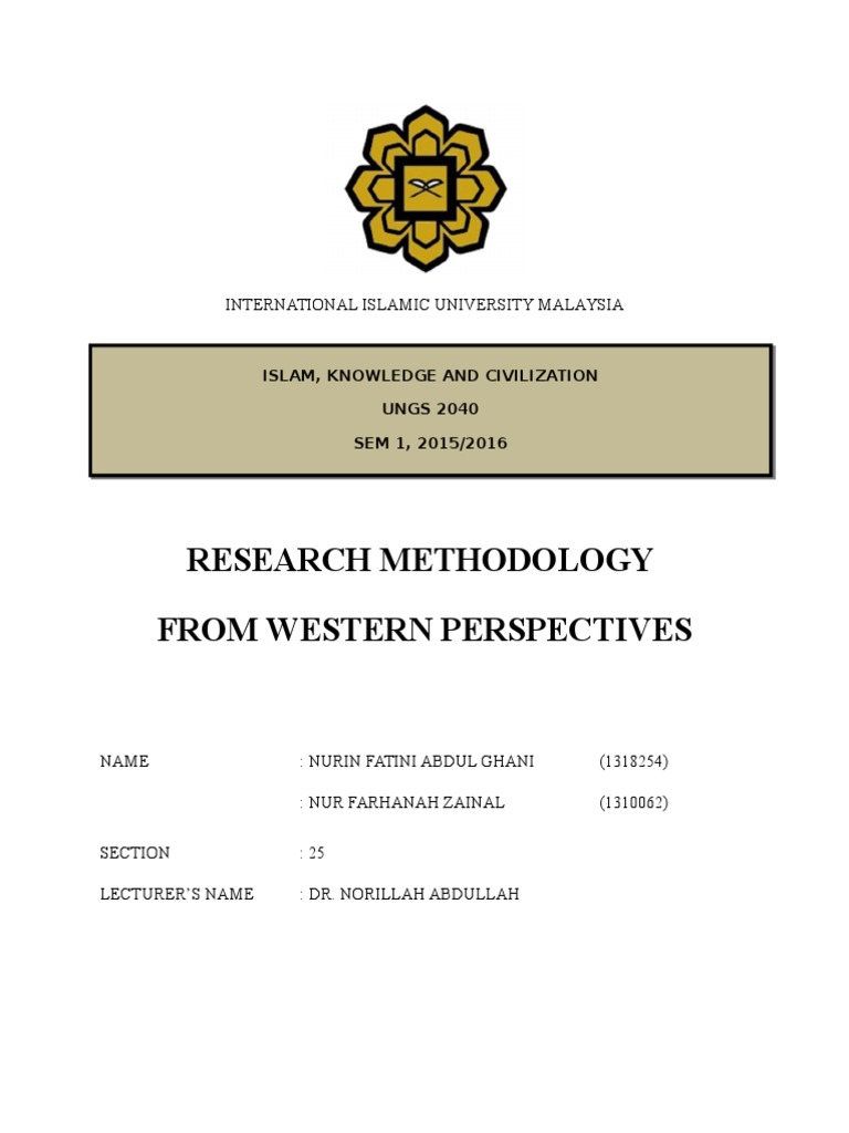 Western Research Methodology Analysis | PDF | Science | Scientific Method
