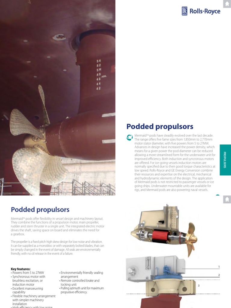 podded-propulsors | Marine Propulsion | Engines
