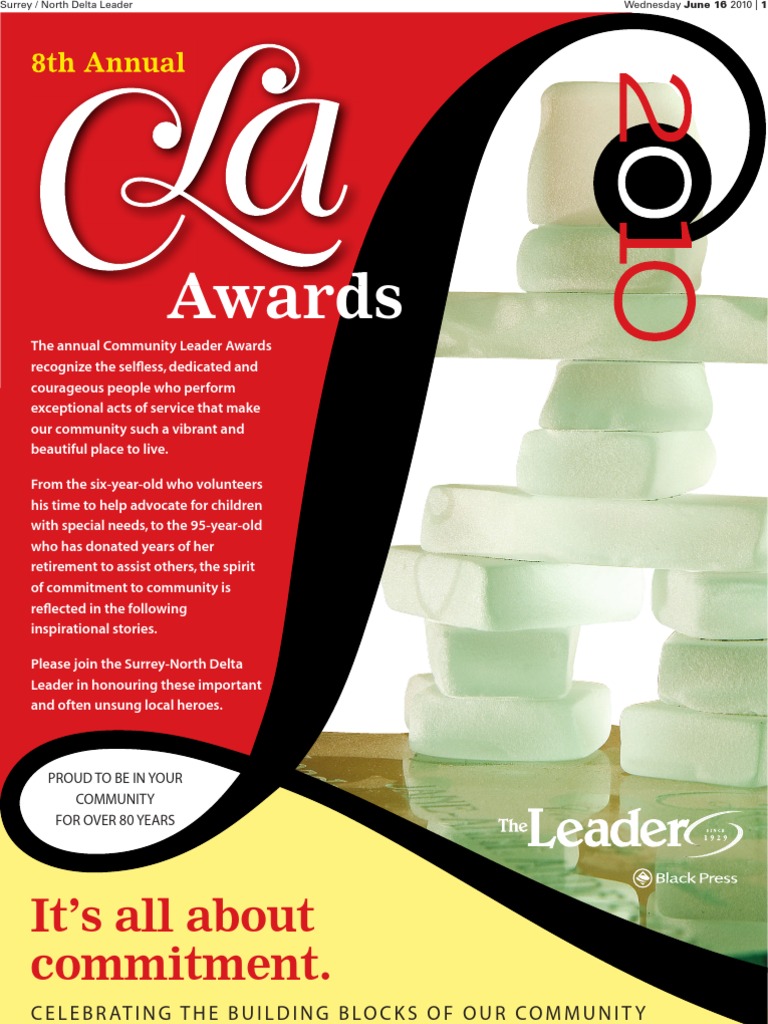 Community Leader Awards 2010 | PDF | Palliative Care | Volunteering