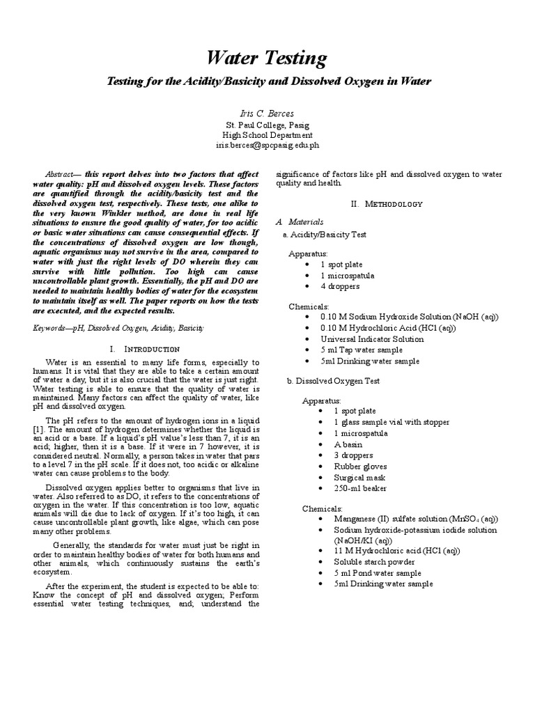 Bokashi Balls Lab Rep | PDF | Ph | Acid