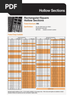 Hollow Bar - Size Range | PDF | Mechanical Engineering