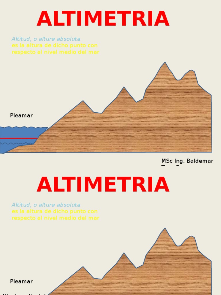 Altimetria 1 | PDF