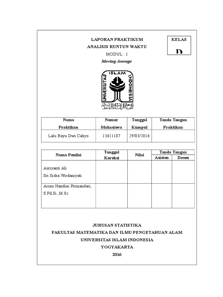 Forecasting Moving Average Menggunakan Excel Pdf Bisnis