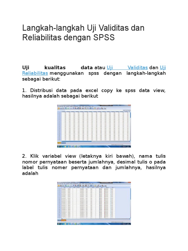 Modul Spss | PDF | Metode & Bahan Ajar
