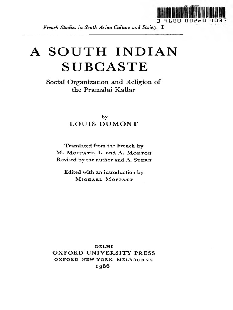 A South Indian Sub Caste | PDF | Kinship | Marriage
