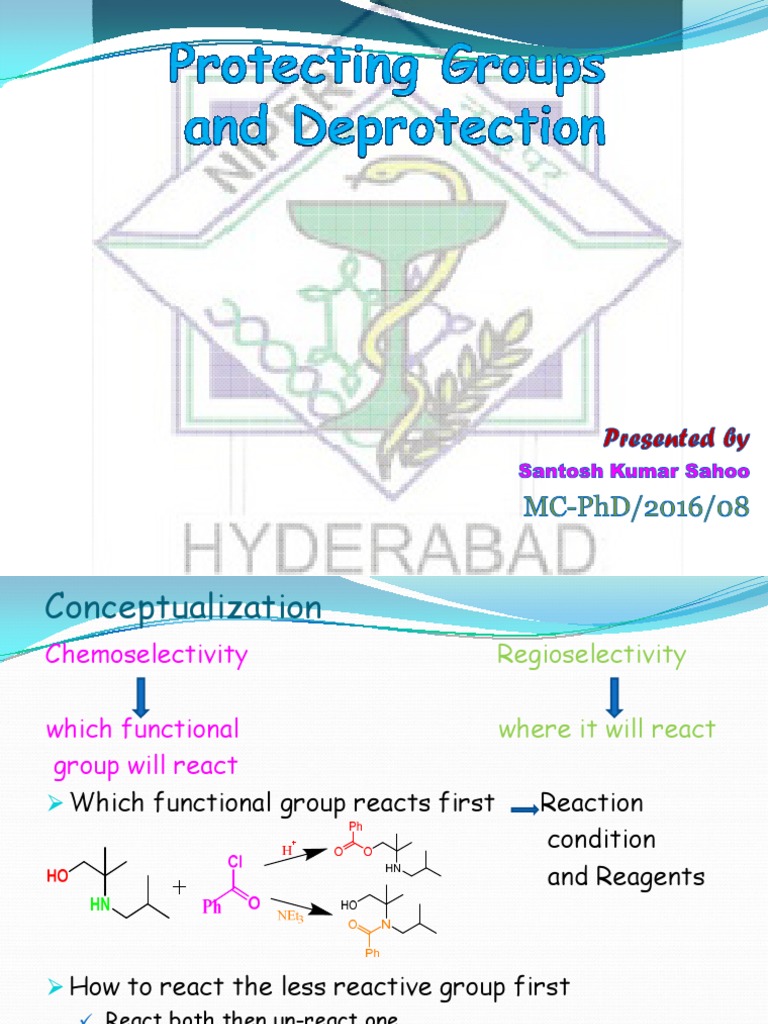 Protecting Groups | PDF | Ether | Ester