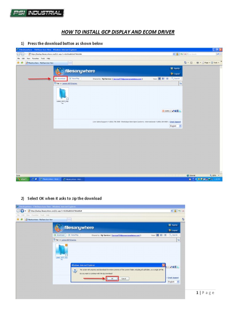 How To Install GCP Display and Ecom Driver | PDF