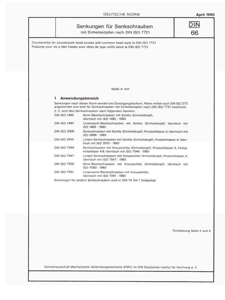 Din 66 1990-04 | PDF