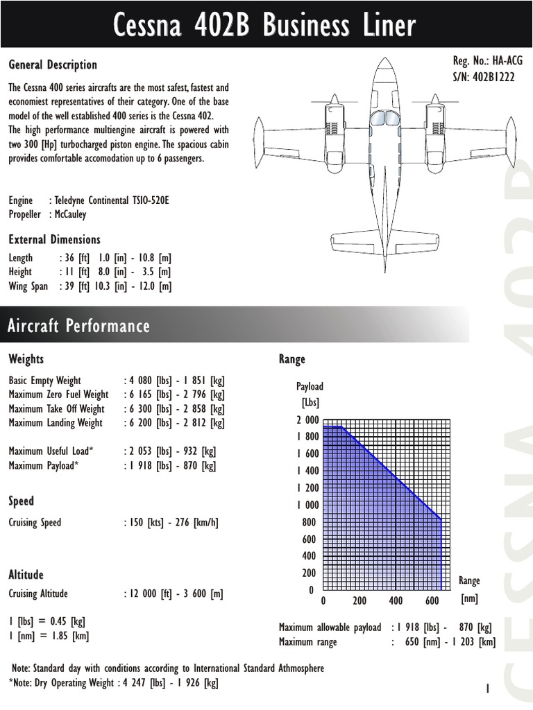 Cessna 402B PDF | PDF