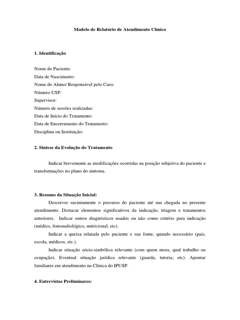 Modelo+de+Relatório+de+Atendimento+Clínico