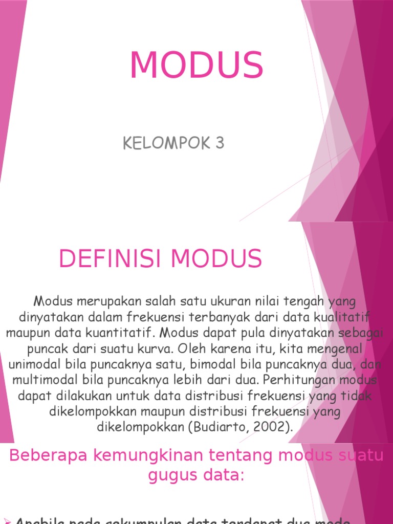 Modus | PDF