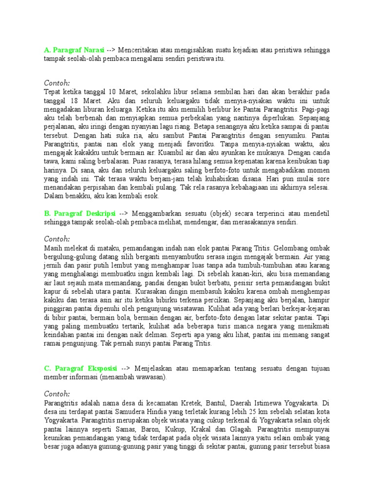 Macam-Macam Paragraf | PDF