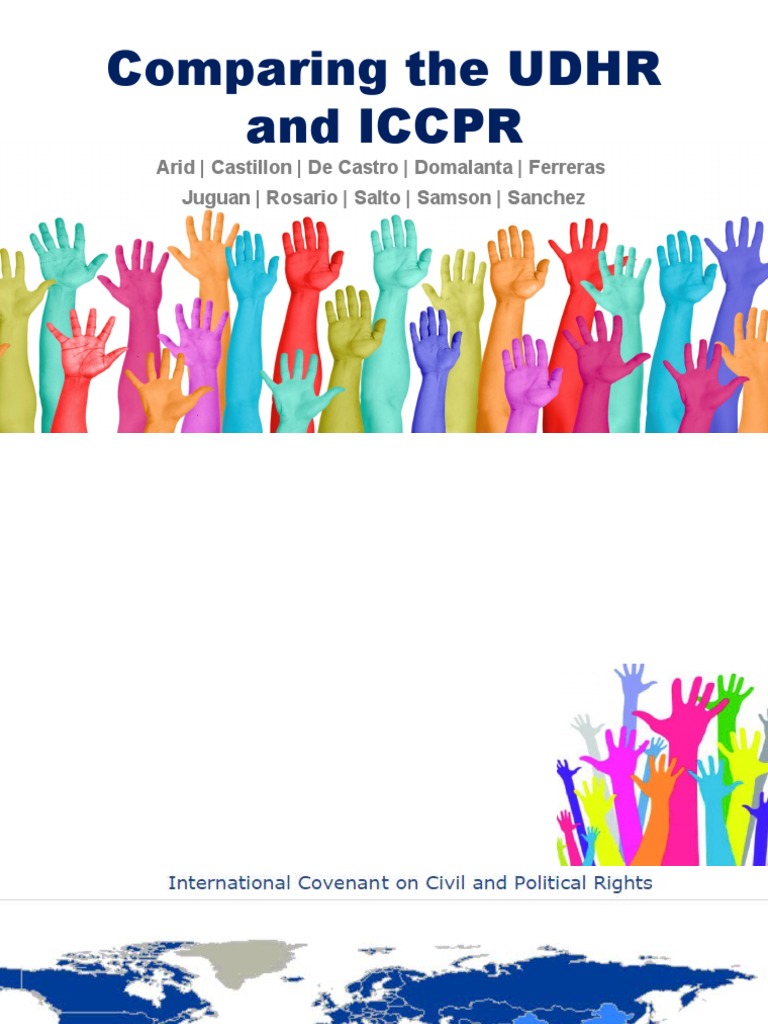 Comparing The UDHR and ICCPR | PDF