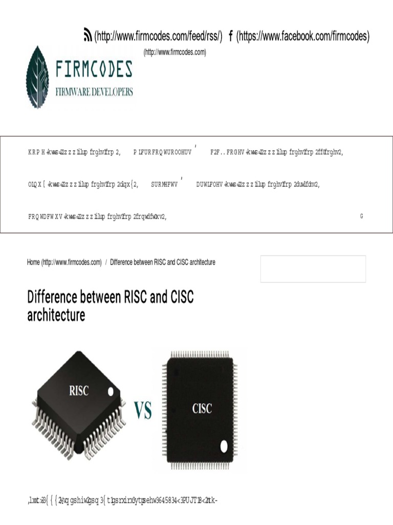 Difference Between RISC and CISC Architecture | PDF