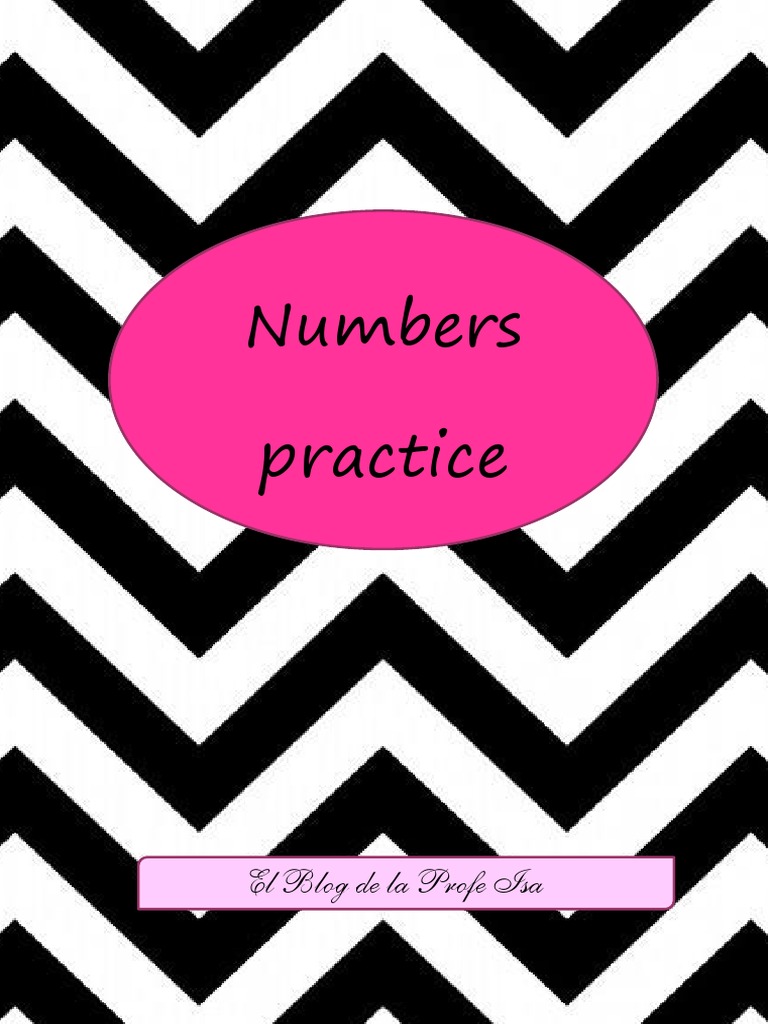 Numbers Practice: El Blog de La Profe Isa | PDF