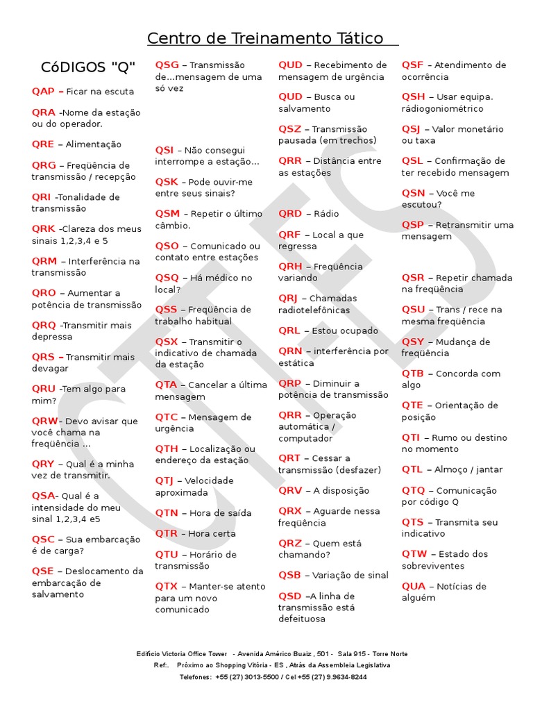 Codigos q - Linha | Entretenimento (Geral)