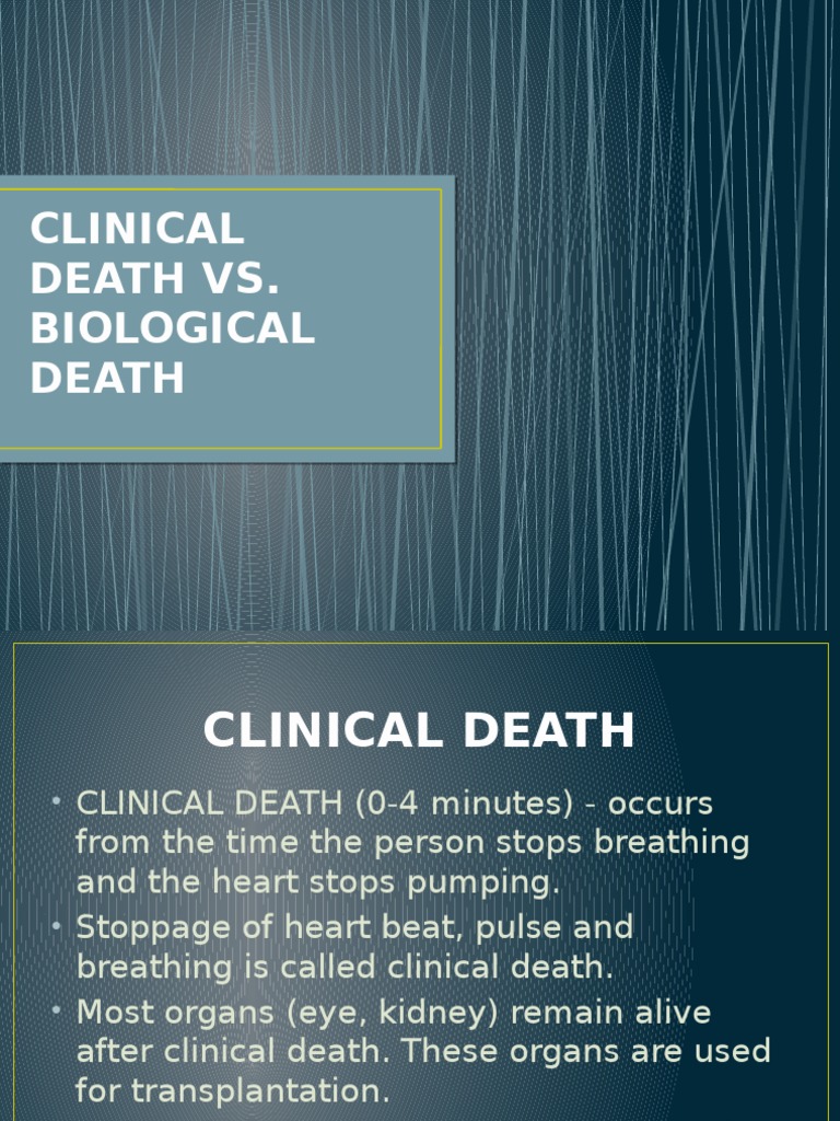 Clinical Death