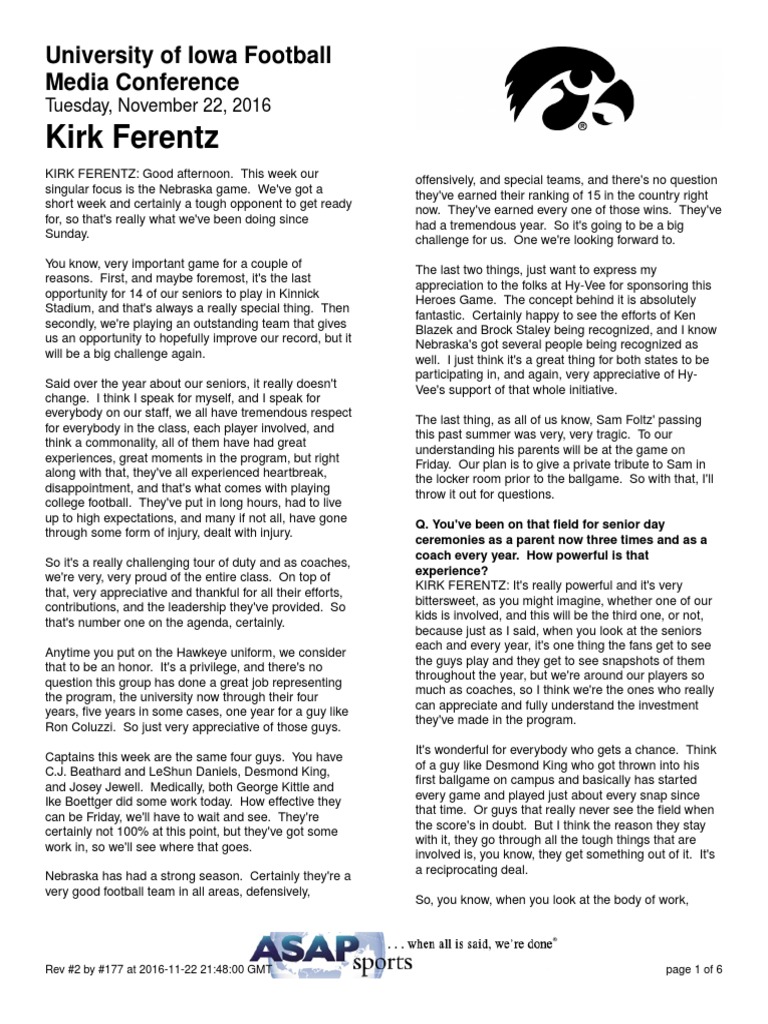 KF Pre Neb PDF | PDF | American Football | Sports