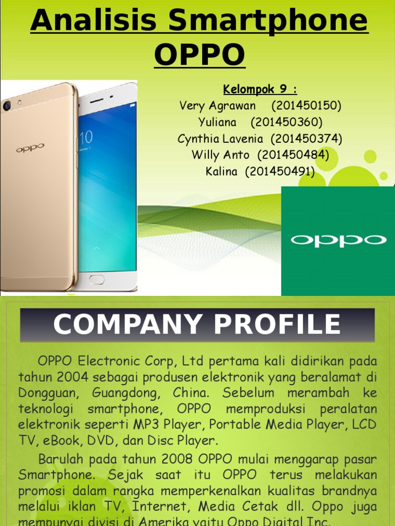 Analisis Smartphone OPPO | PDF | Bisnis | Ilmu Sosial