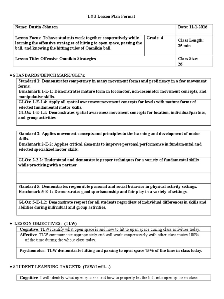 Lesson Plan 2 | PDF | Competence (Human Resources) | Cognition