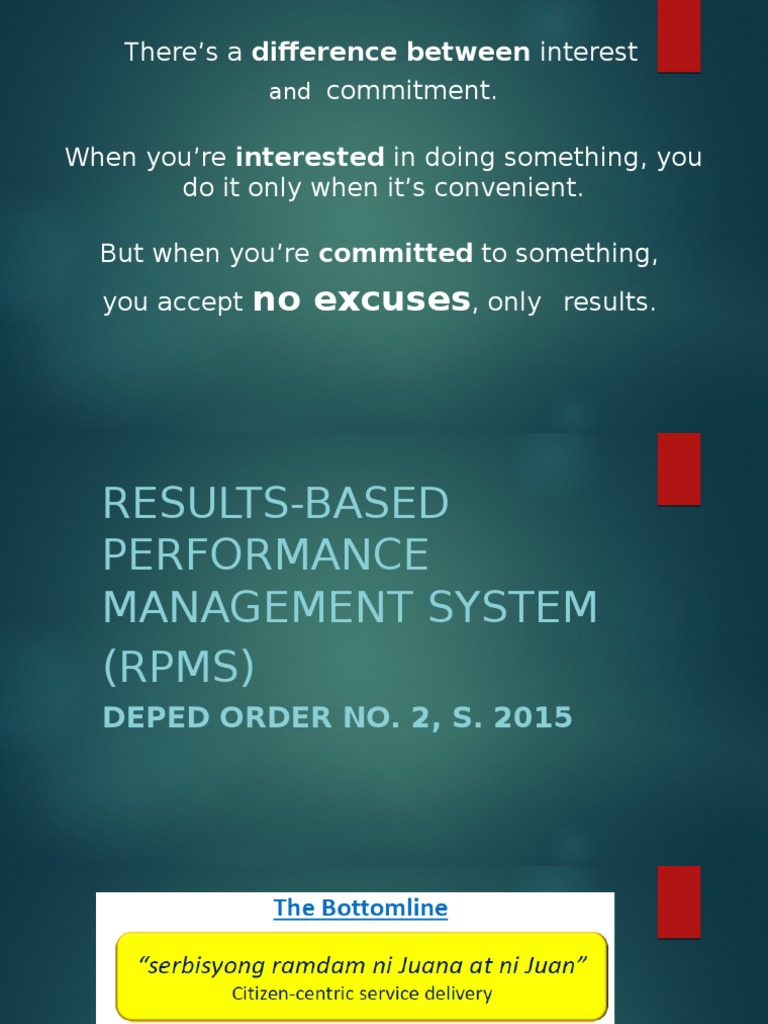 Rpms-Commitment & Target Setting | PDF | Competence (Human Resources ...