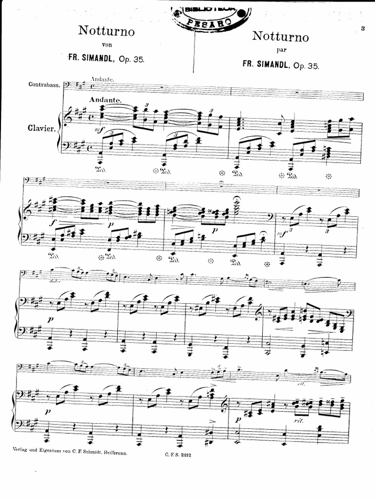 Notturno Notturno: Op, 35. Op.3b | PDF