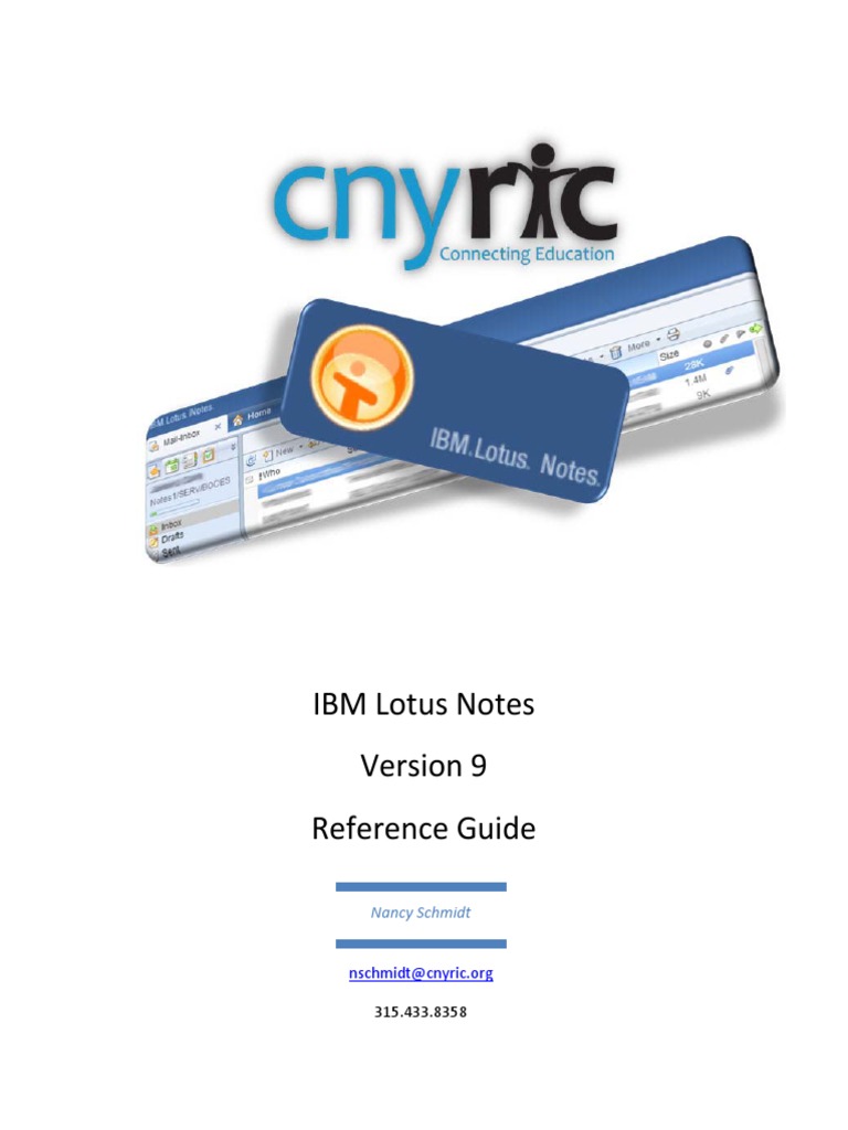 Lotus Notes Mail Client Handout v9 | PDF