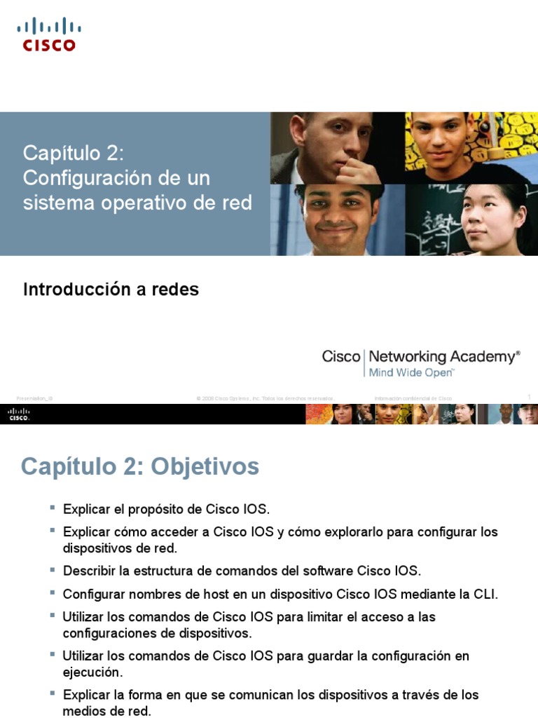 ITN InstructorPPT Chapter2 | PDF | Dirección IP | Interfaz de línea de comando