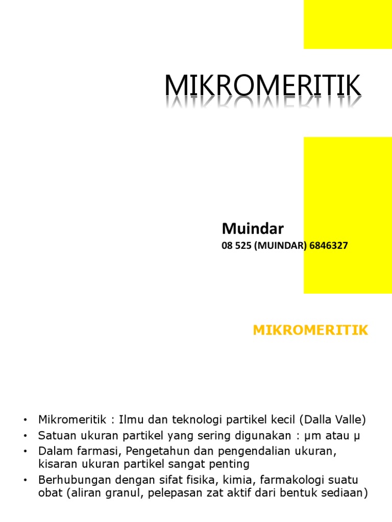 Mikromeritik | PDF