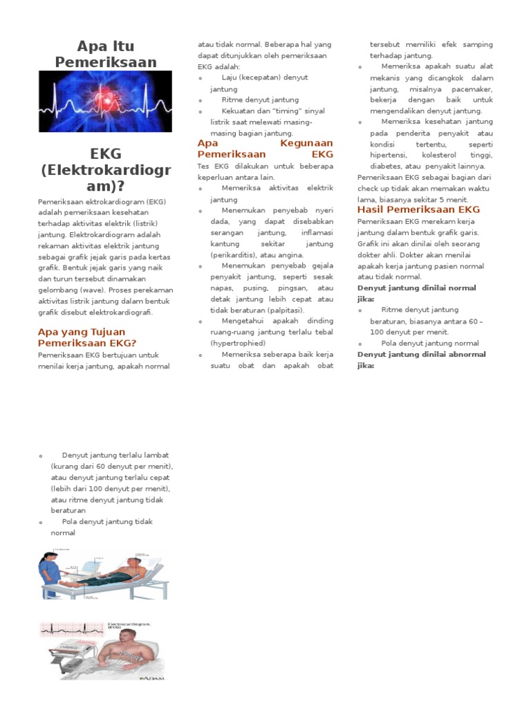 Leaflet Ekg | PDF