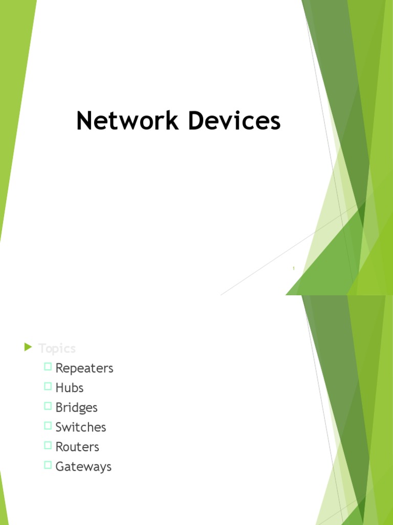 Devices | PDF | Routing | Network Switch
