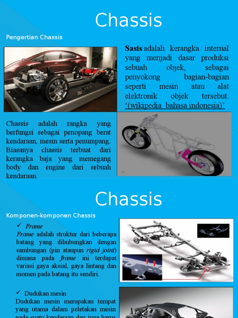 Pengertian dan Jenis-Jenis Chassis | PDF | Teknologi & Rekayasa
