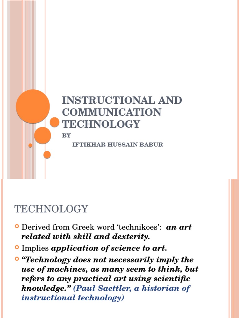 Unit 1-ICT-BEd Hons | PDF | Educational Technology | Educational Psychology