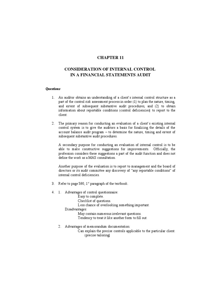 Chapter 11 - Answer PDF | PDF